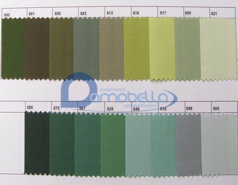 Telas colores verdes – Damobella